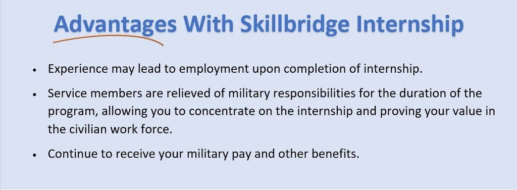 DOD Skillbridge Program